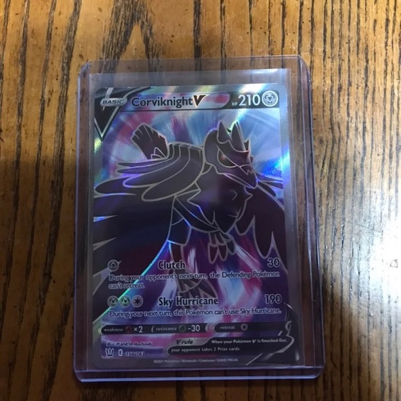 Nintendo | Toys | Pokmon Corviknight V Full Art Battle Styles | Poshmark